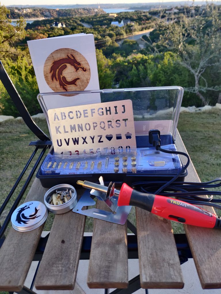 (Stage 1) Wood and Leather Pyrography Pen Set - Comes with 35 Different ...